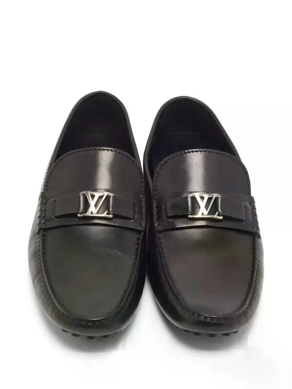 LOUIS VUITTON Hockenheim Leather Loafers