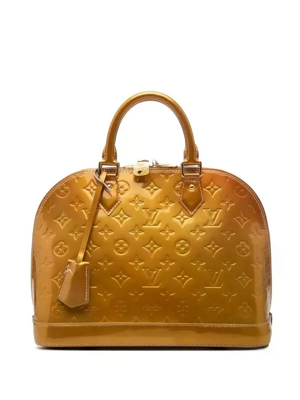 LOUIS VUITTON 2012 Monogram Vernis Alma Pm Handbag