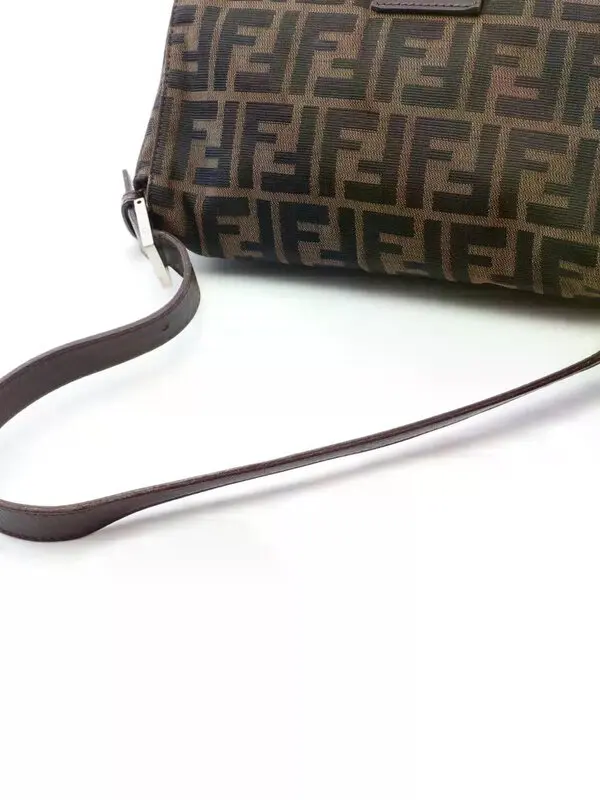 Fendi 2000s Mamma Baguette Zucca Shoulder Bag