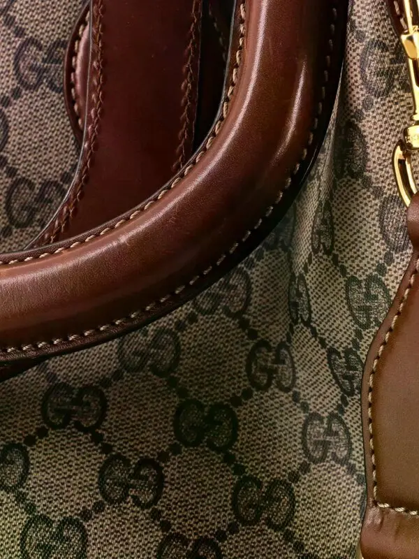 Gucci Reversible Web Gg Coated Canvas Tote Bag