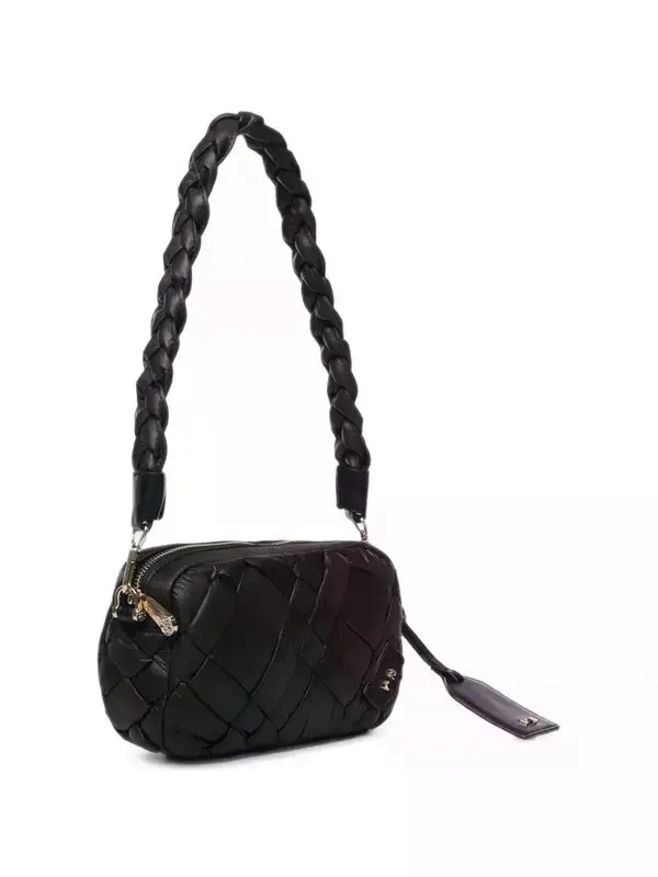 V°73 Tormalina Padded Woven-effect Shoulder Bag