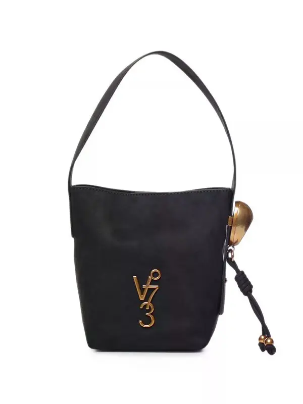 V°73 Azzurrite Logo-plaque Charm-detail Shoulder Bag