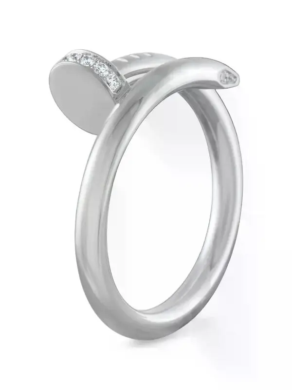 Cartier Juste Un Clou Diamond Ring - Silver