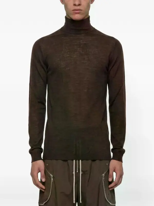 Rick Owens Level Turtle Roll-neck Sweater