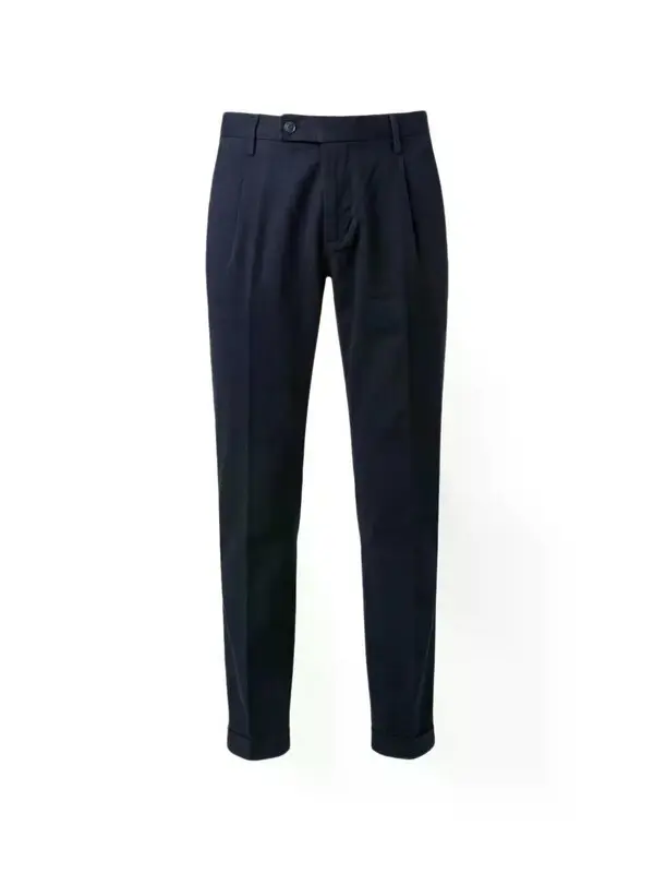 RE-HASH Pleated Turn-up Trousers