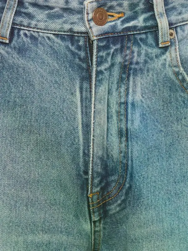 Balenciaga Faded Straight-leg Jeans