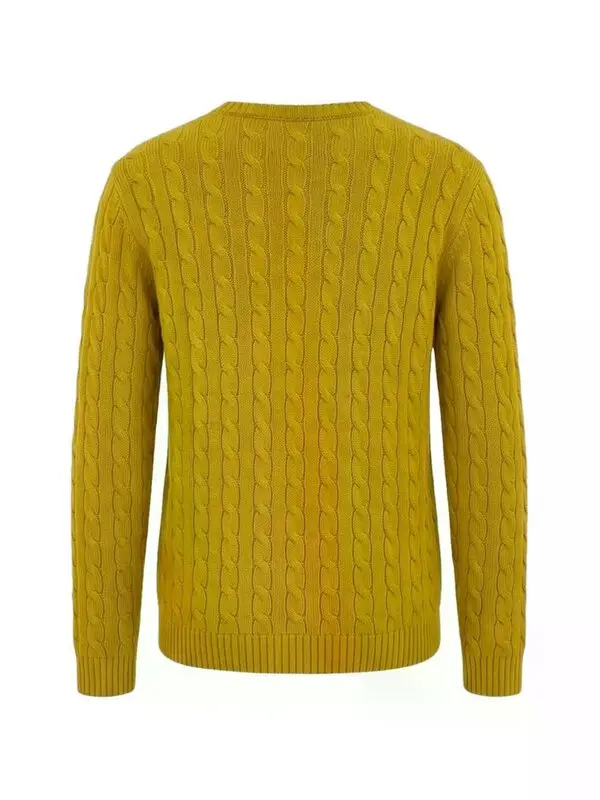 Valentino Garavani Cashmere Cable-knit Pullover With Vlogo