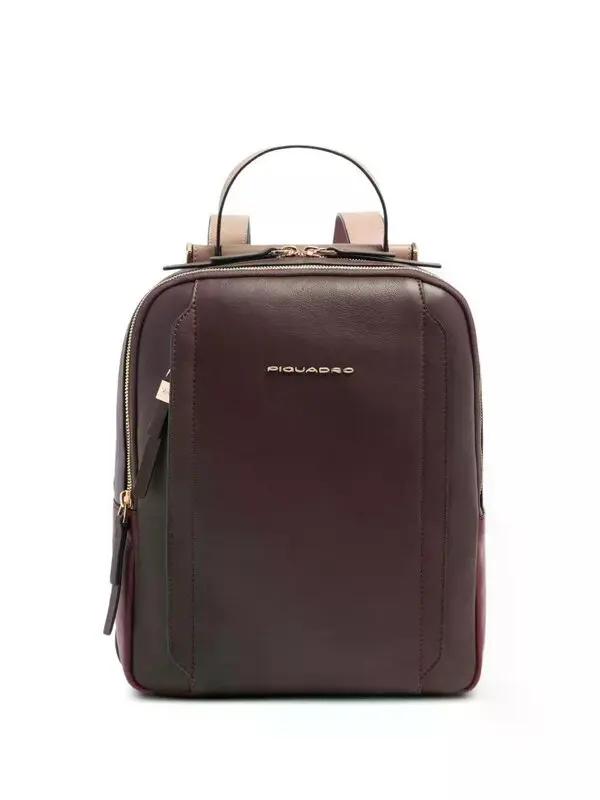 PIQUADRO Rfid Ipad® 11 Leather Backpack - Red