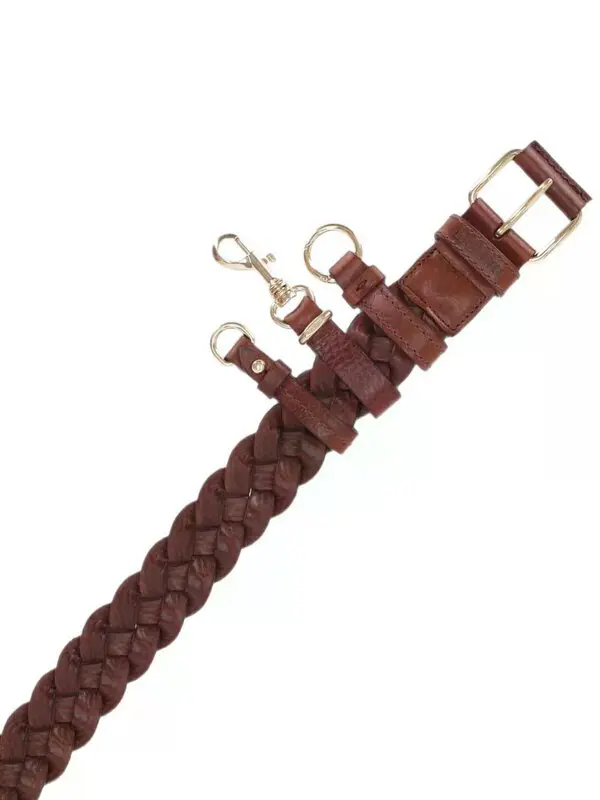Miu Miu Woven Leather Belt