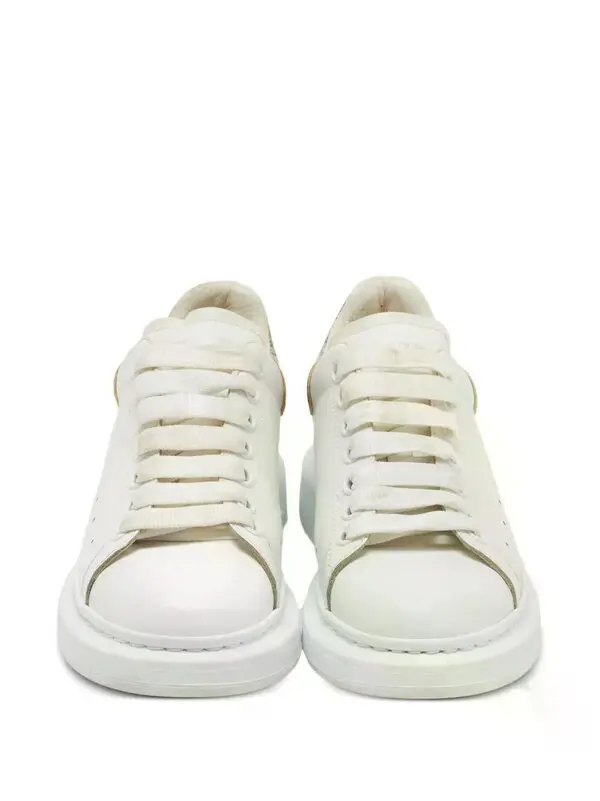Alexander McQueen Oversized Lace-up Sneakers - White