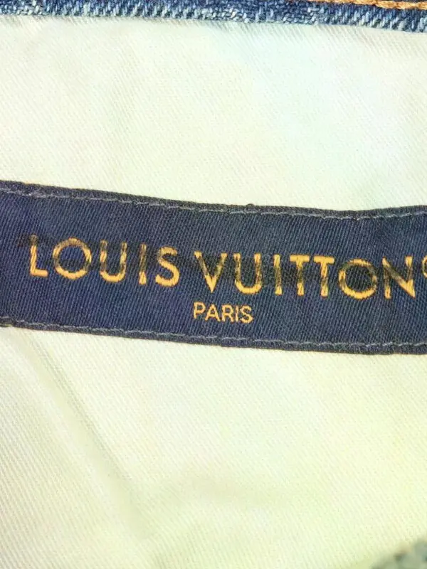 LOUIS VUITTON 2020s Monogram Straight-leg Jeans