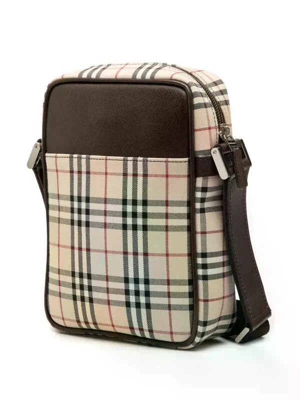 Burberry 2000-2017 House Check Canvas Crossbody Bag