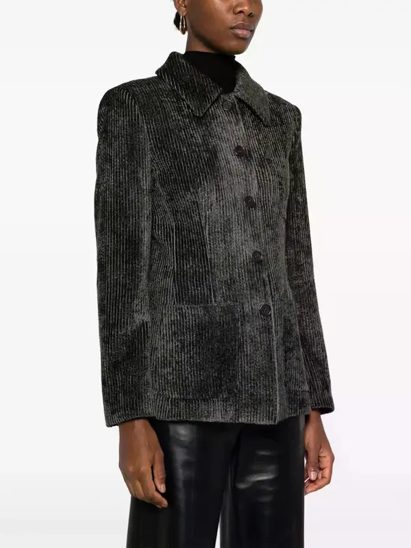 Alberta Ferretti Corduroy Slim-cut Jacket