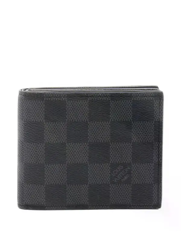LOUIS VUITTON 2021s Nm Amerigo Damier Graphite Bi-fold Wallet