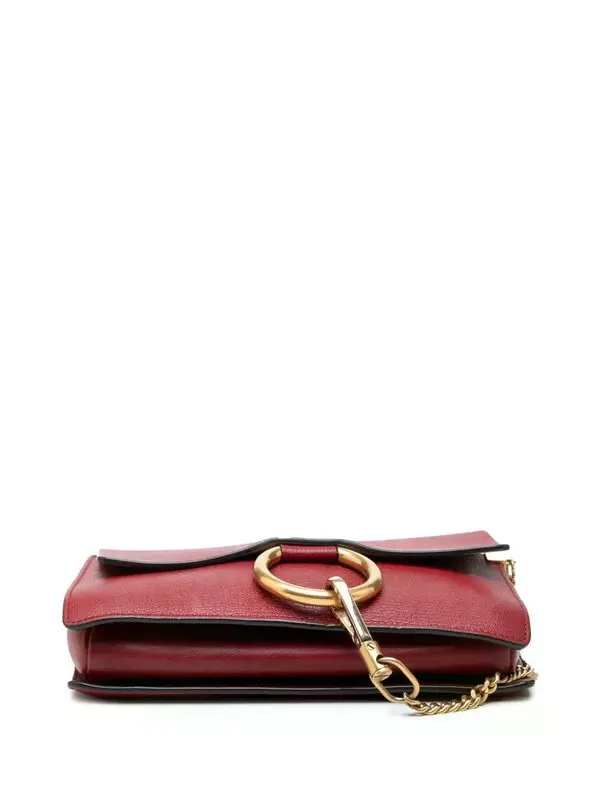 Chloé 2002-2026 Small Leather Faye Crossbody Bag - Red