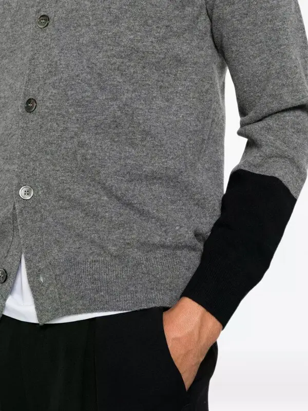 Comme Des Garçons Colour-block Cardigan