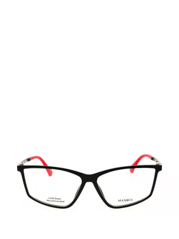MAX&CO. Rectangle-frame Glasses - Black