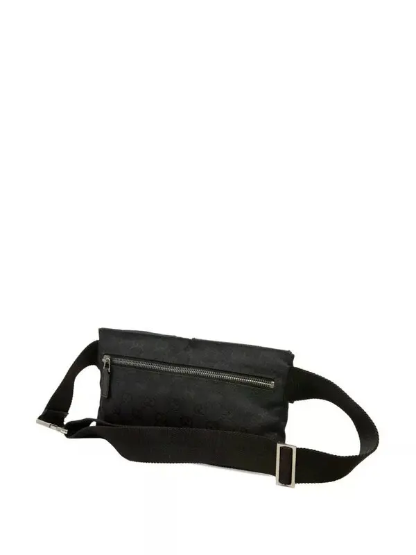 Gucci 2000-2015 Gg Canvas Double Pocket Belt Bag