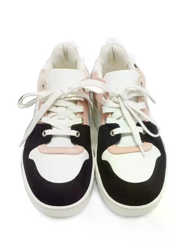 Hermès Panelled Low-top Sneakers