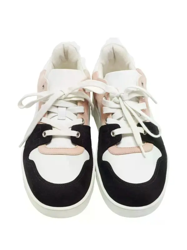 Hermès Panelled Low-top Sneakers