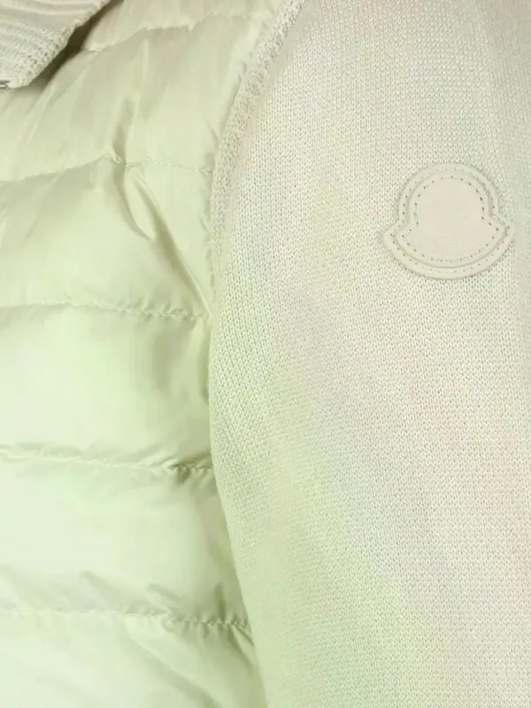 Moncler Quilted-panel Zip-up Jacket