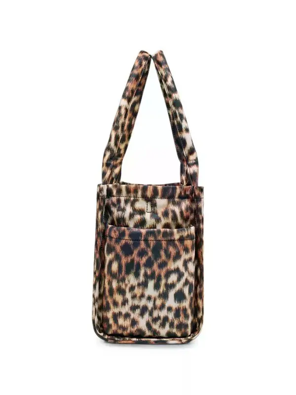 Marc Jacobs Medium Tote Bag In Leopard Puffy Nylon