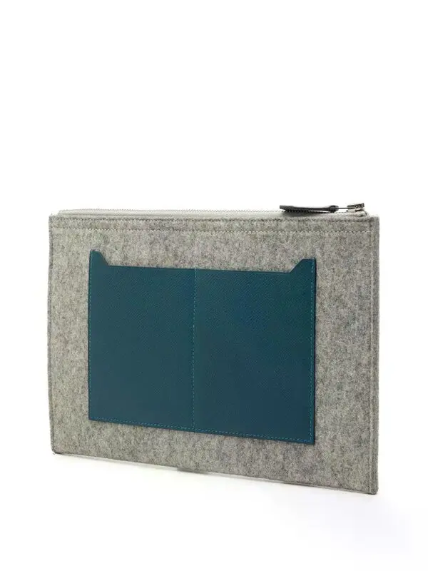 Hermès 2017 Epsom And Felt Toodoo 29 Clutch Bag