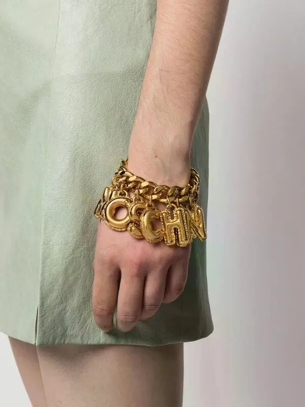 Moschino Balloon-effect Logo Bracelet