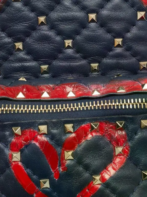 Valentino Garavani Rockstud Spike Quilted Backpack