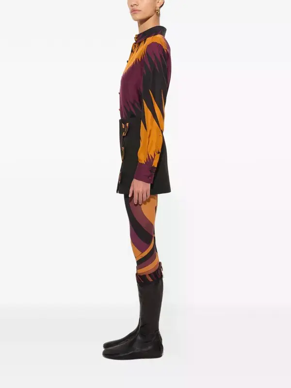 Emilio Pucci Drago-print Silk Shirt