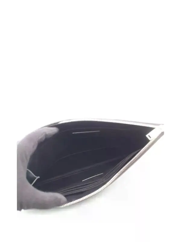 Saint Laurent 2020s Zip Tablet Holder Clutch Bag