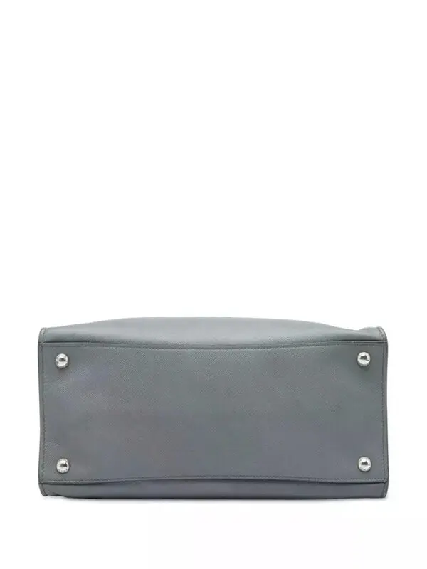 Prada 2010-2026 Saffiano Soft Triple Pocket Tote Satchel