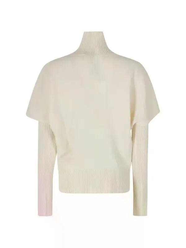 Federica Tosi Layered-sleeve High-neck Sweater