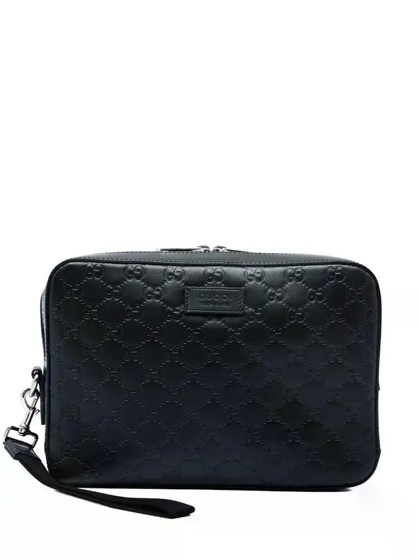 Gucci 2016-2026 Guccissima Wristlet Clutch Bag