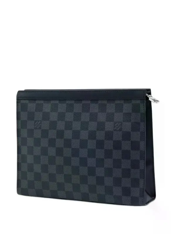 LOUIS VUITTON 2019 Damier Graphite Pochette Voyage Mm Clutch Bag