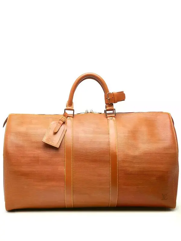 LOUIS VUITTON 1995 Epi Keepall 50 Travel Bag - Brown
