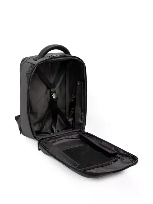 PIQUADRO Logo-patch Expandable Backpack