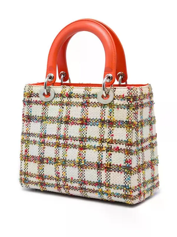 Dior 2014 Medium Tweed Lady Satchel