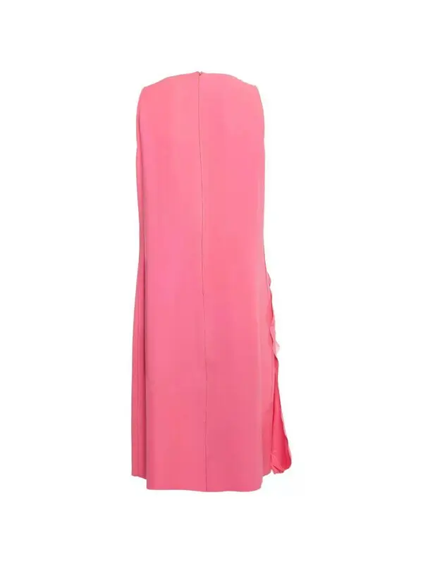 Bottega Veneta Chiffon-appliqué Sleeveless Mini Dress