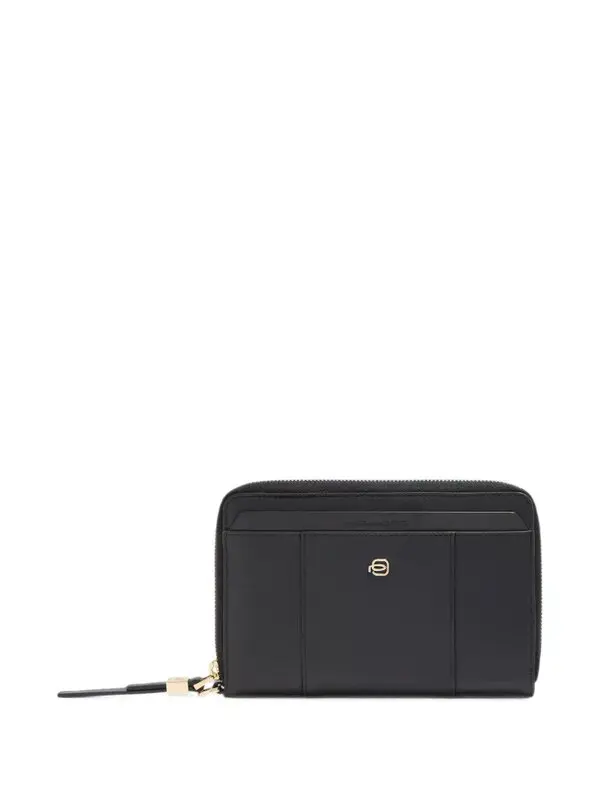 PIQUADRO Logo-plaque Travel Passport Wallet