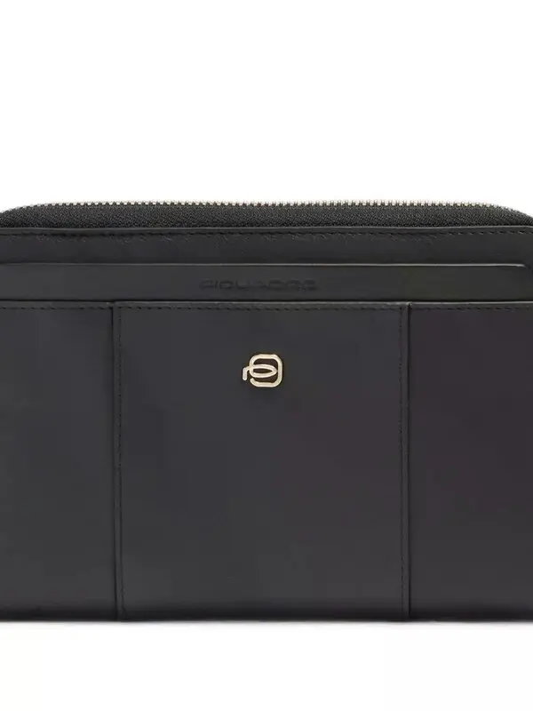 PIQUADRO Logo-plaque Travel Passport Wallet