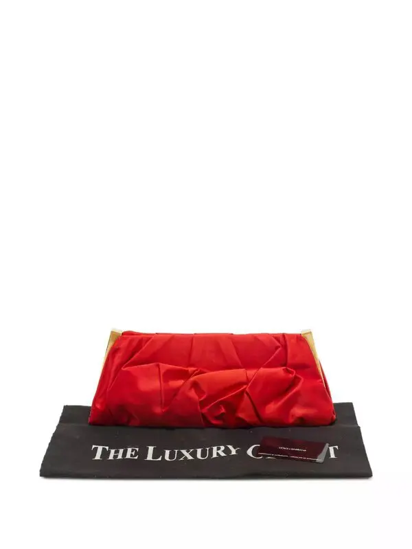Dolce & Gabbana Miss Lady Satin Clutch Bag