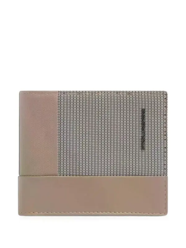 PIQUADRO Sync Logo-plaque Bi-fold Wallet