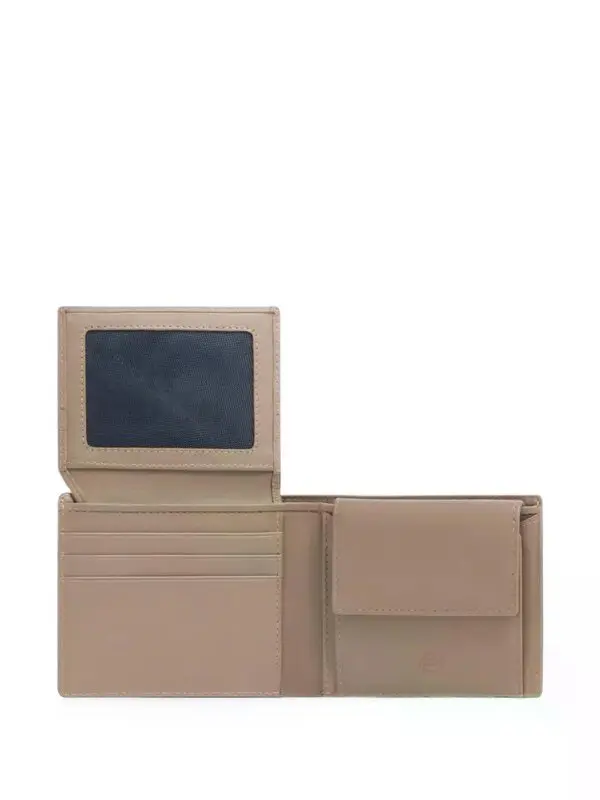 PIQUADRO Sync Logo-plaque Bi-fold Wallet