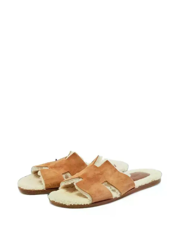 Hermès Izmir Shearling Slides