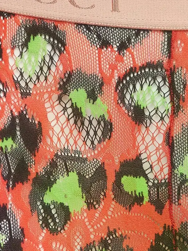 Gucci Blossom Leopard-print Tights