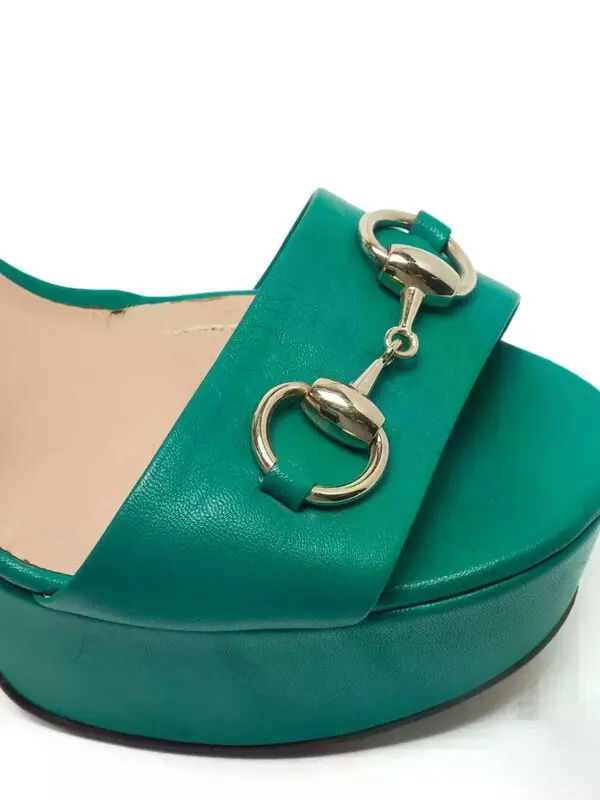 Gucci Horsebit Ankle-strap Sandals