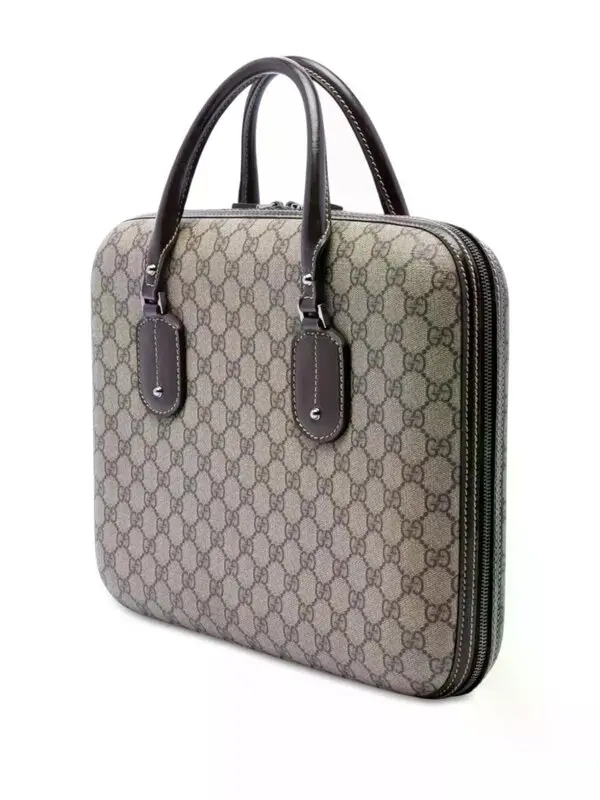 Gucci 2016-2026 Gg Supreme Interlocking G Briefcase Business Bag