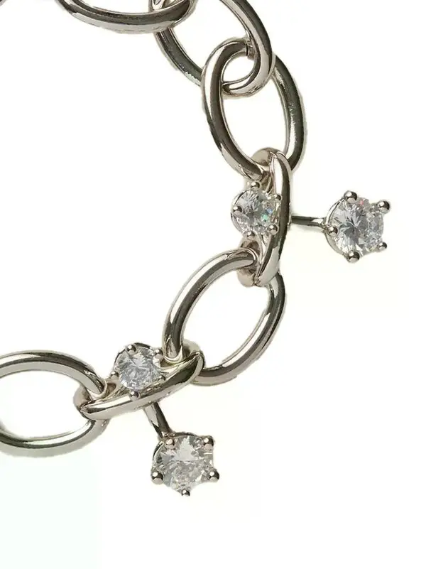 PANCONESI Diamanti Hook-fastening Bracelet - Silver