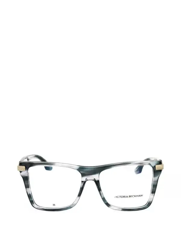 Victoria Beckham Rectangle-frame Glasses - Grey